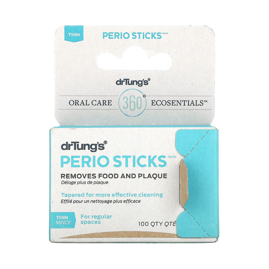 Dr Tung's thin perio sticks - 100 Sticks - BE GENKI SHOP