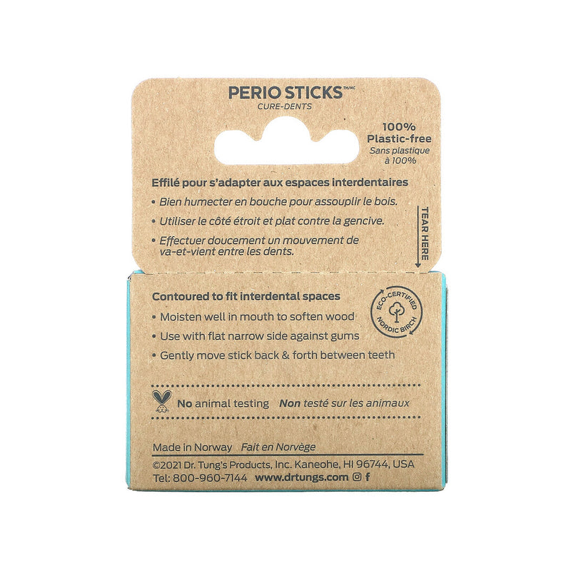 Dr Tung's thin perio sticks - 100 Sticks - BE GENKI SHOP